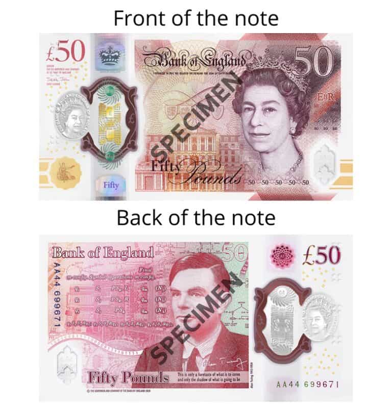 New £50 Polymer Note