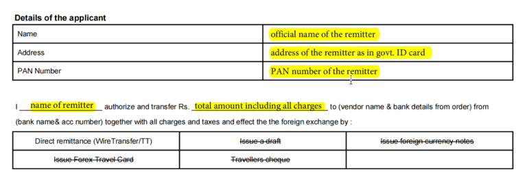 How to Fill Form A2 For Remittance Abroad - Simple Guide